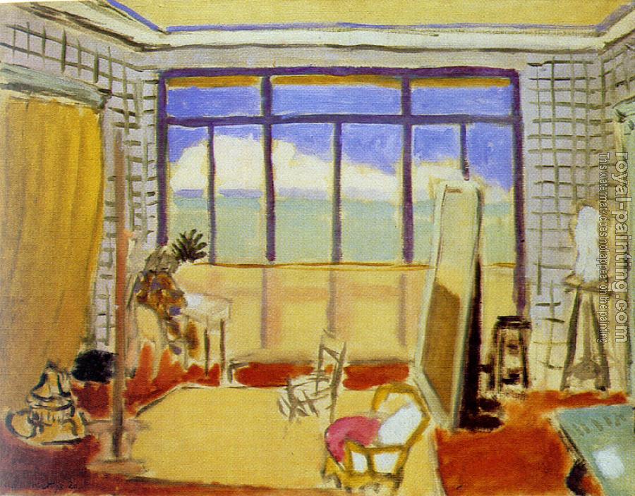 the studio by Henri Emile Benoit Matisse | Oil Painting Reproduction