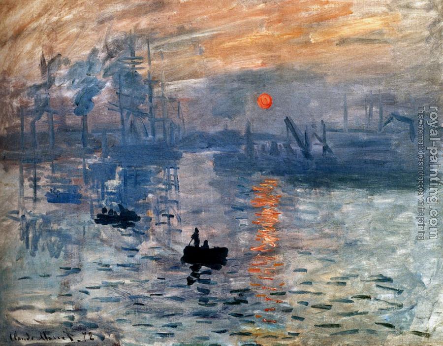 Impression, Sunrise by Claude Oscar Monet | Oil Painting Reproduction