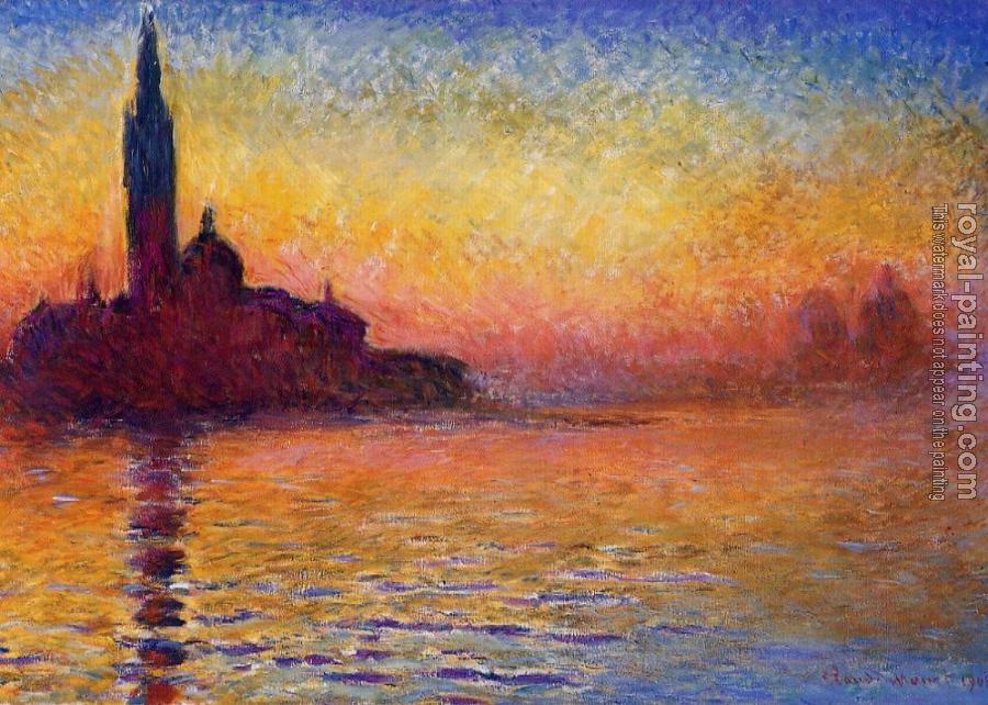 San Giorgio Maggiore by Twilight by Claude Oscar Monet | Oil Painting ...