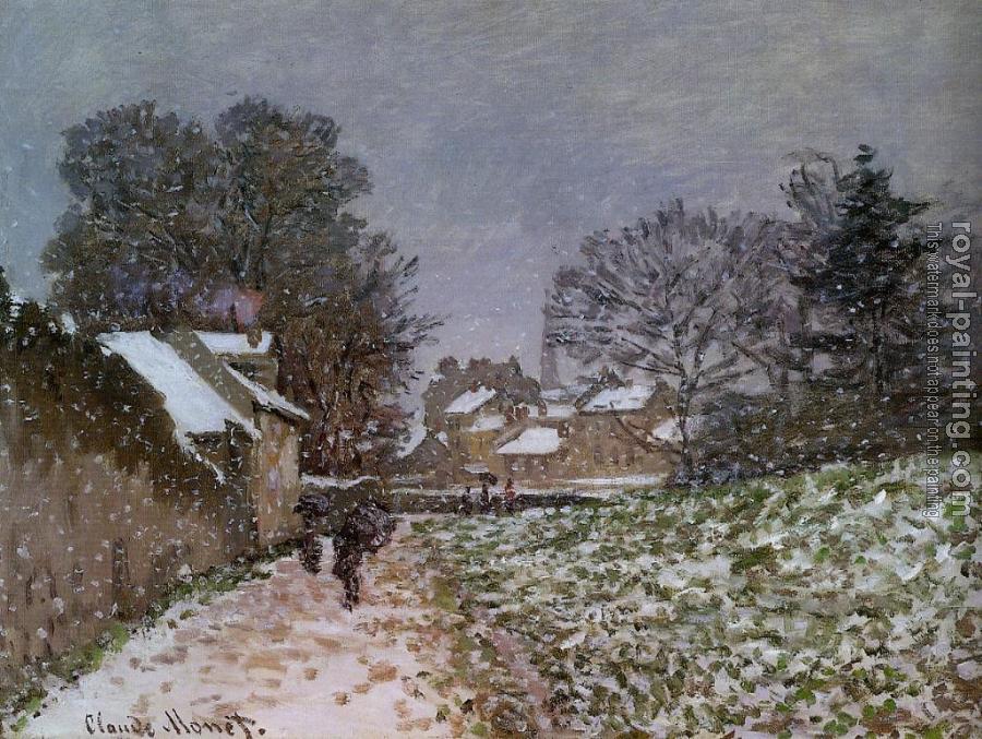 Snow at Argenteuil II by Claude Oscar Monet | Oil Painting Reproduction