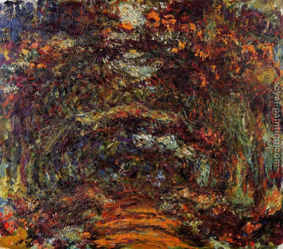 The Path under the Rose Arches, Giverny by Claude Oscar Monet | Oil ...