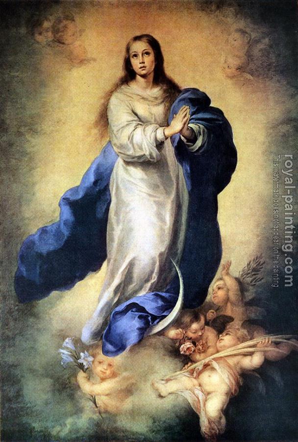 Immaculate Conception by Bartolome Esteban Murillo | Oil Painting ...