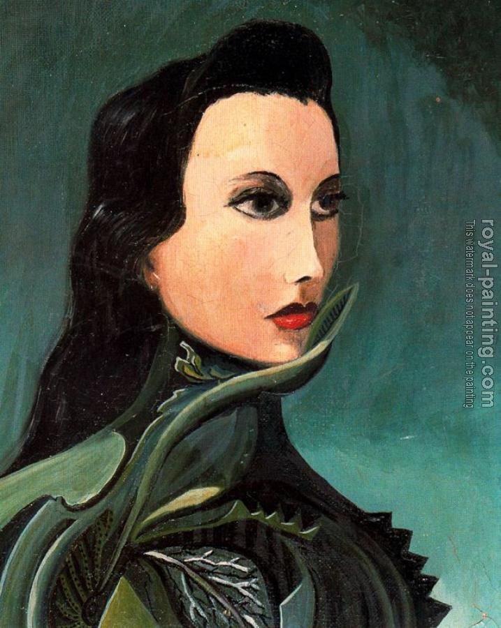 Portrait De Miss Ruth by Oscar Dominguez | Oil Painting Reproduction