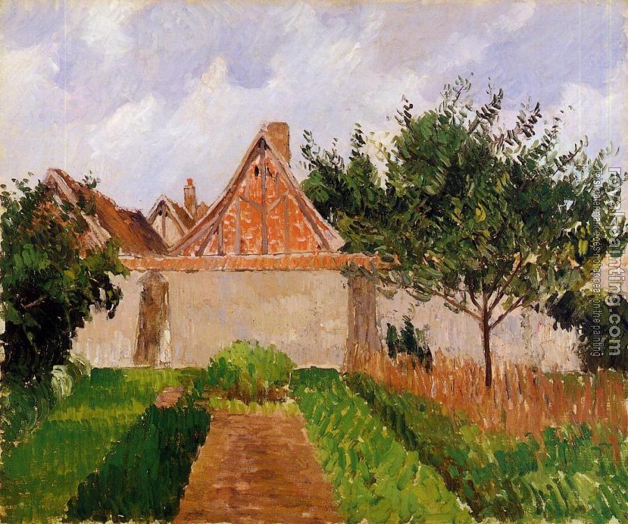 Garden at Eragny II by Camille Pissarro | Oil Painting Reproduction