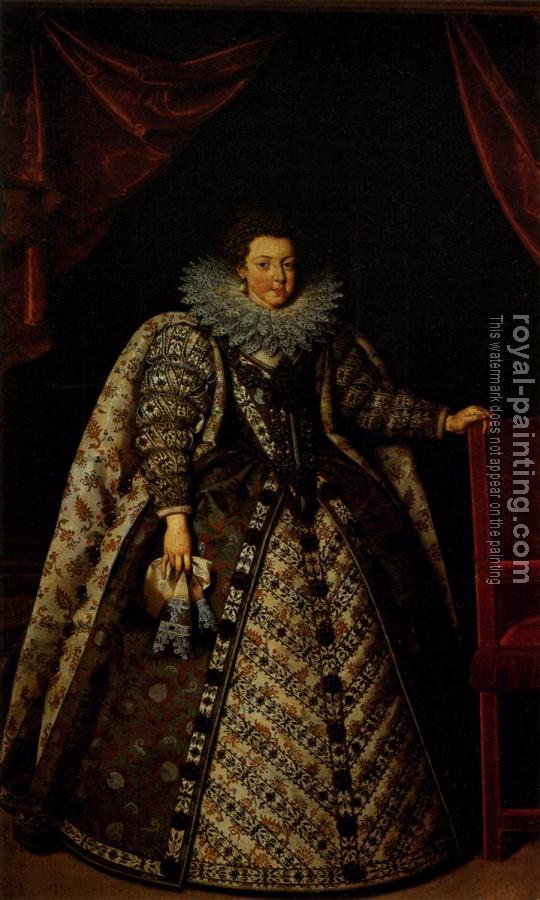 Elizabeth of France by Frans The Younger Pourbus | Oil Painting ...