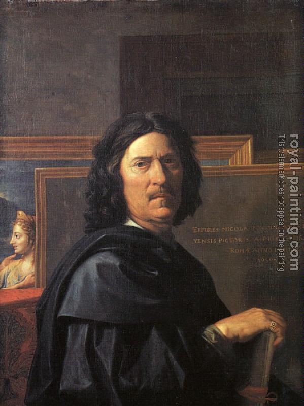 Self-Portrait by Nicolas Poussin | Oil Painting Reproduction