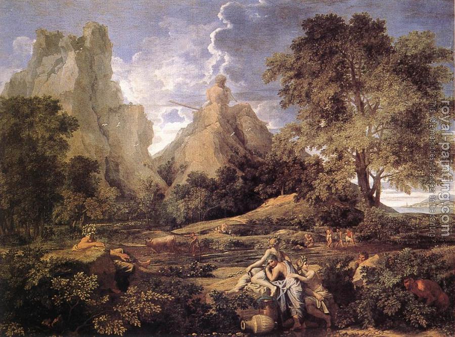Landscape with Polyphemus by Nicolas Poussin | Oil Painting Reproduction