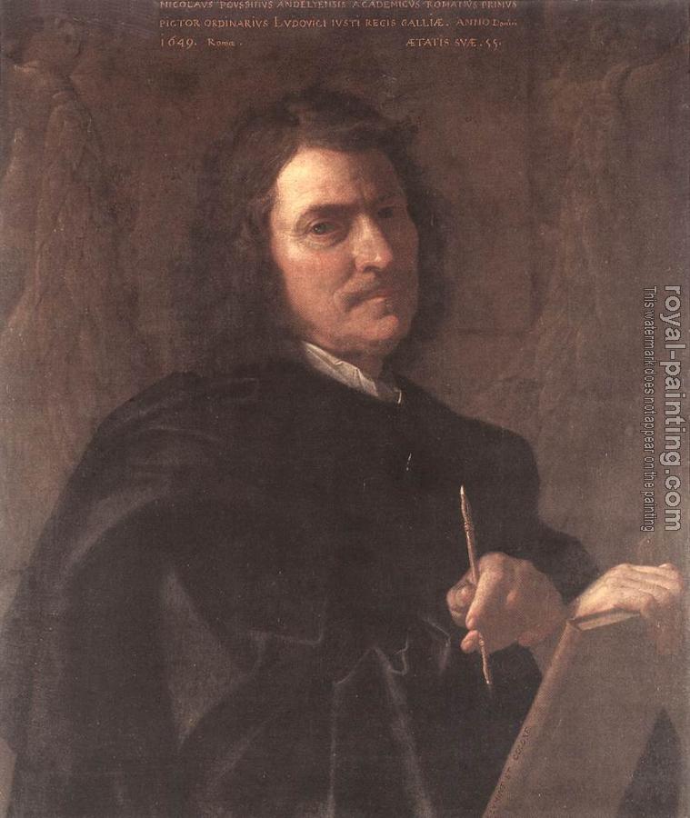 Self Portrait, II by Nicolas Poussin | Oil Painting Reproduction