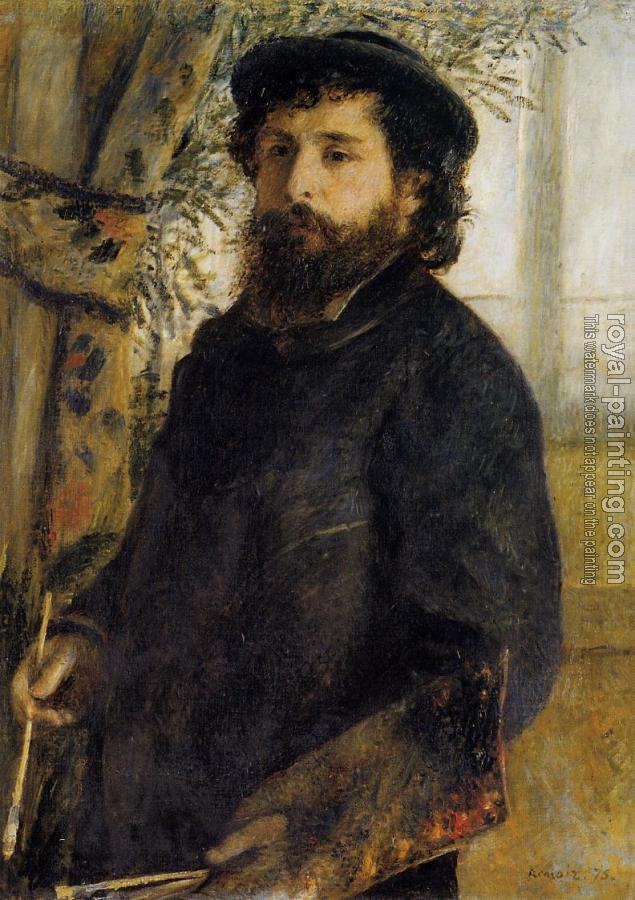 Claude Monet Painting by Pierre Auguste Renoir | Oil Painting Reproduction