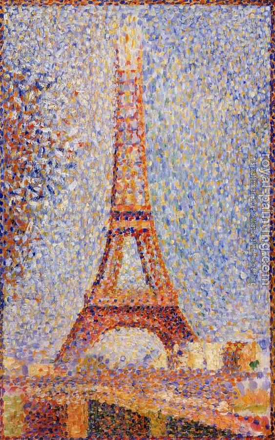 The Eiffel Tower II by Georges Seurat | Oil Painting Reproduction
