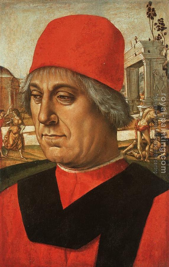 Portrait of a Man, Gemaldegalerie by Luca Signorelli | Oil Painting ...