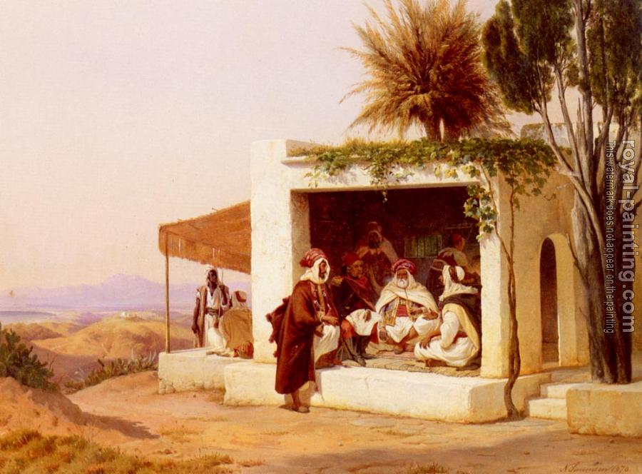 A Meeting Of Generals by Niels Simonsen | Oil Painting Reproduction