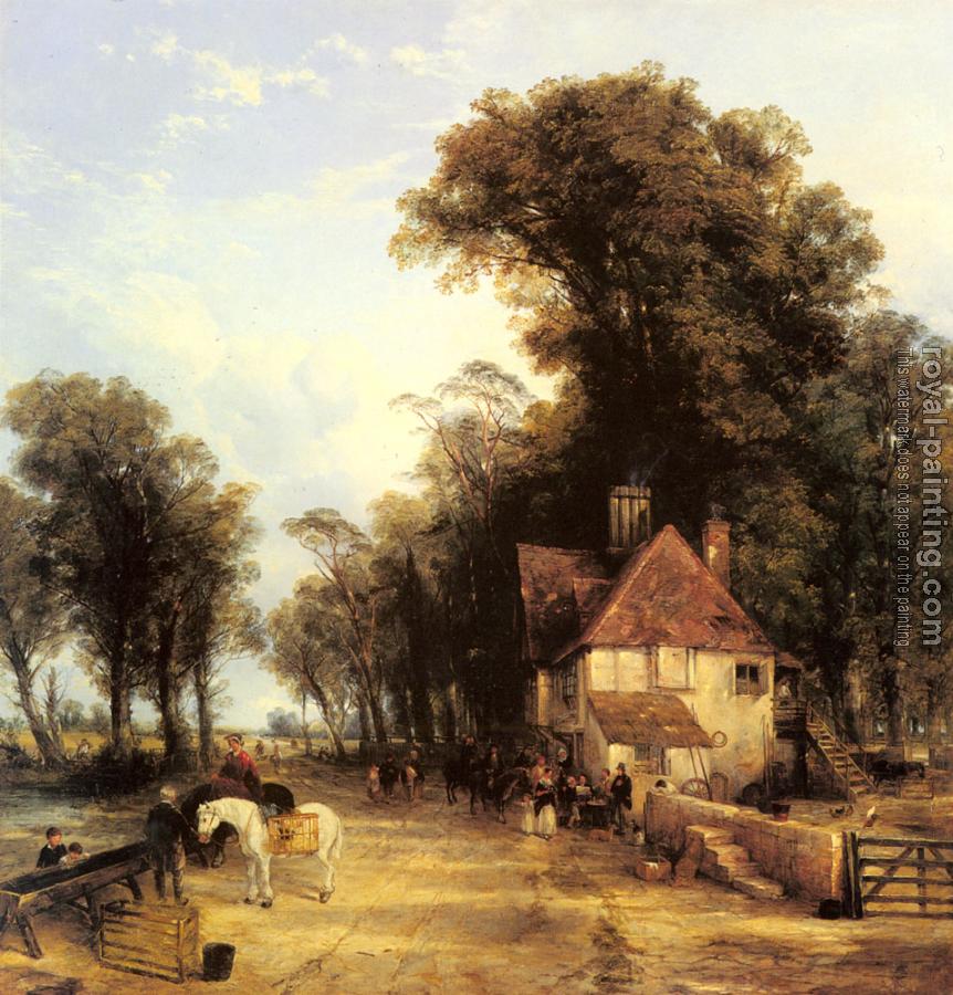 The Nearest Way in Summer by Thomas Creswick | Oil Painting Reproduction