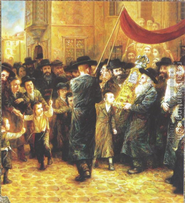 Jewish art by Hand Painted | Oil Painting Reproduction 28387