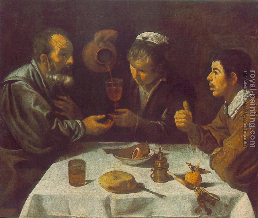 The Lunch by Diego Rodriguez De Silva Velazquez | Oil Painting Reproduction