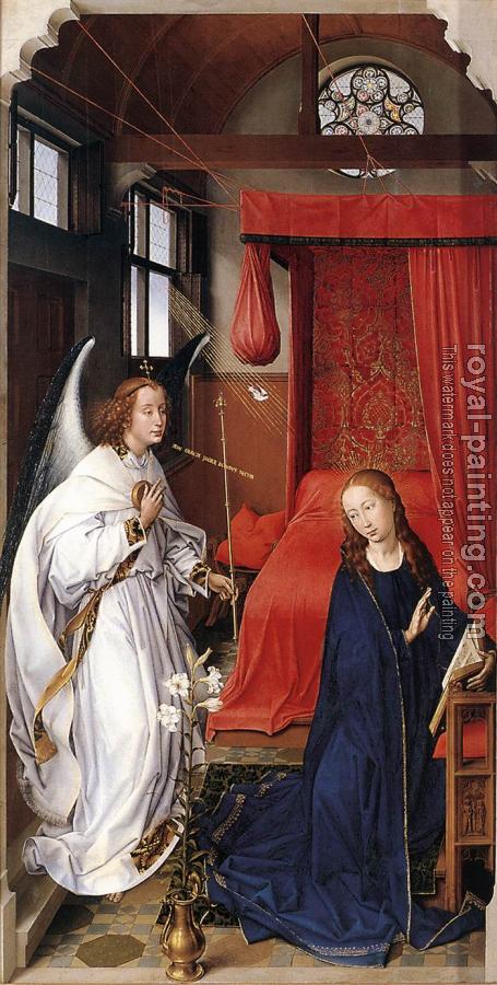 St Columba Altarpiece, left panel by Rogier Van Der Weyden | Oil ...