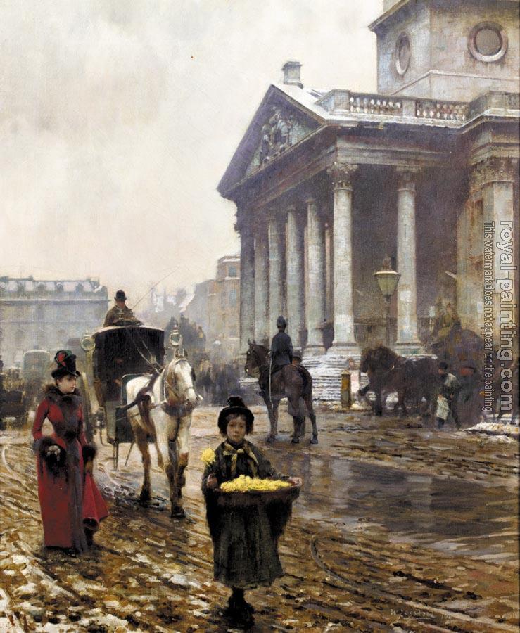 St Martins In The Fields by William Logsdail | Oil Painting Reproduction